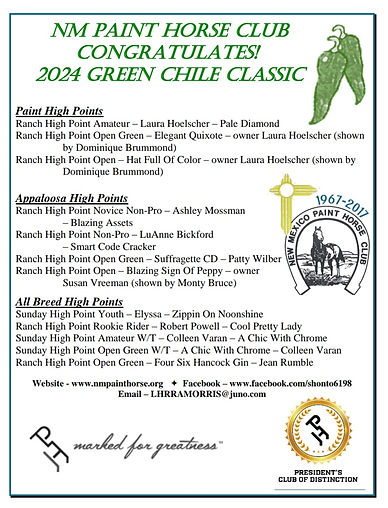 Green Chile Classic Show | nmphc