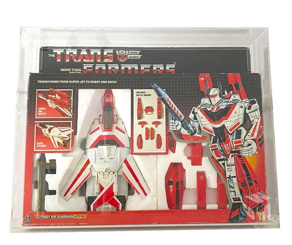 Hasbro Transformers G1 Jetfire MIB Acrylic Display Case | GW Acrylic