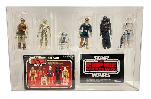 Kenner ESB 6 Pack Acrylic Display Case | GW Acrylic