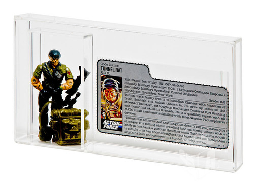 GI-Joe Loose Figure & File Card Acrylic Display Case | GW Acrylic