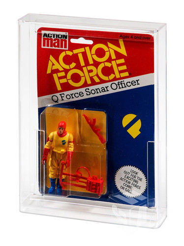 Vintage Action Force Carded Acrylic Display Case | GW Acrylic