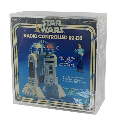 Kenner Radio Controlled R2-D2 Boxed Acrylic Display Case | GW Acrylic