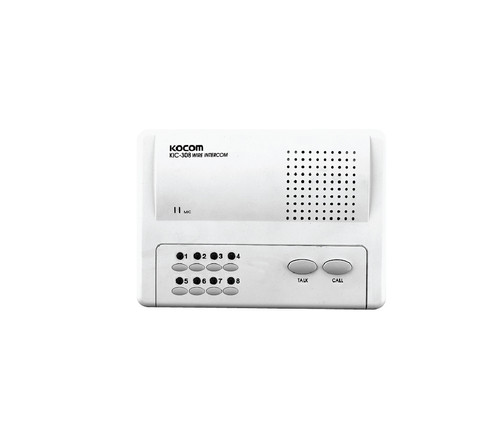 KOCOM INTERCOM รุ่น KIC-308 ตัวแม่ 8 จุด Main 8Ch | KOCOM THAILAND