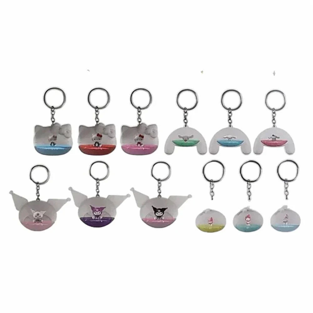 Hello Kitty And Friends Face Shaped Tsunameez Keychain | Anime Station
