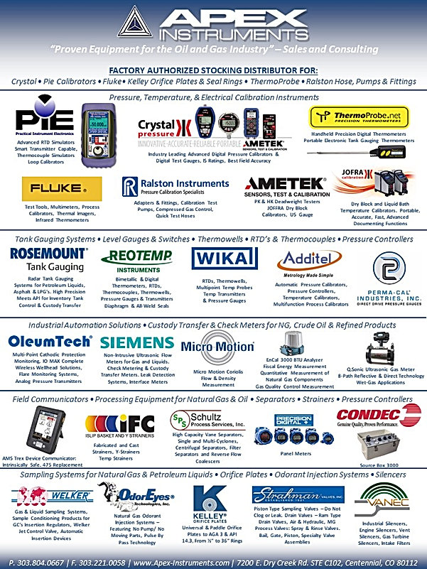 Line Card | APEX Instruments | United States