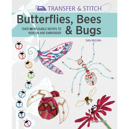 Butterflies, Bees and Bugs Transfer and Stitch Book | Allsorts Wool App