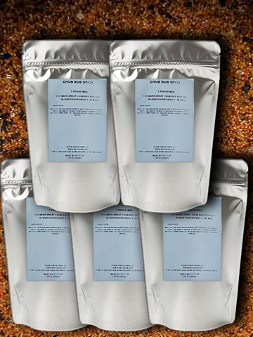 Chub Rub Spicy Bulk Bags - 5 lbs | chubrub