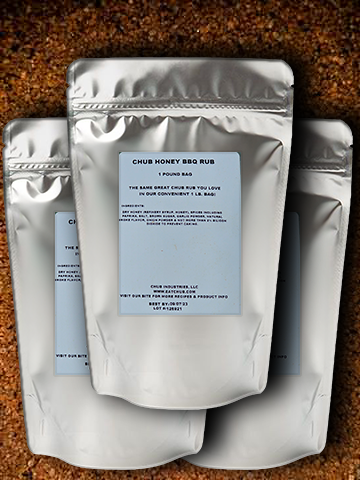 Chub Rub Honey BBQ Bulk Bag 3lbs | chubrub