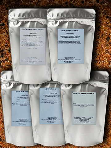 Bulk Rub Variety Pack - 5 Pack | chubrub