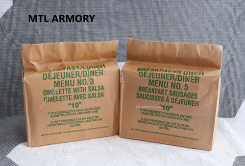 CANADIAN FORCES 2010 RATIONS IMP MRE | MTL ARMORY