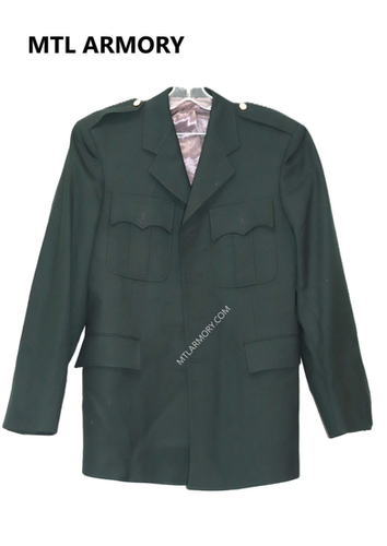 CANADIAN FORCES DARK GREEN ARMY DRESS JACKET | MTL ARMORY