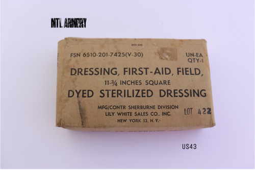 US UNOPENED FIRST-AID FIELD DRESSING | MTL ARMORY
