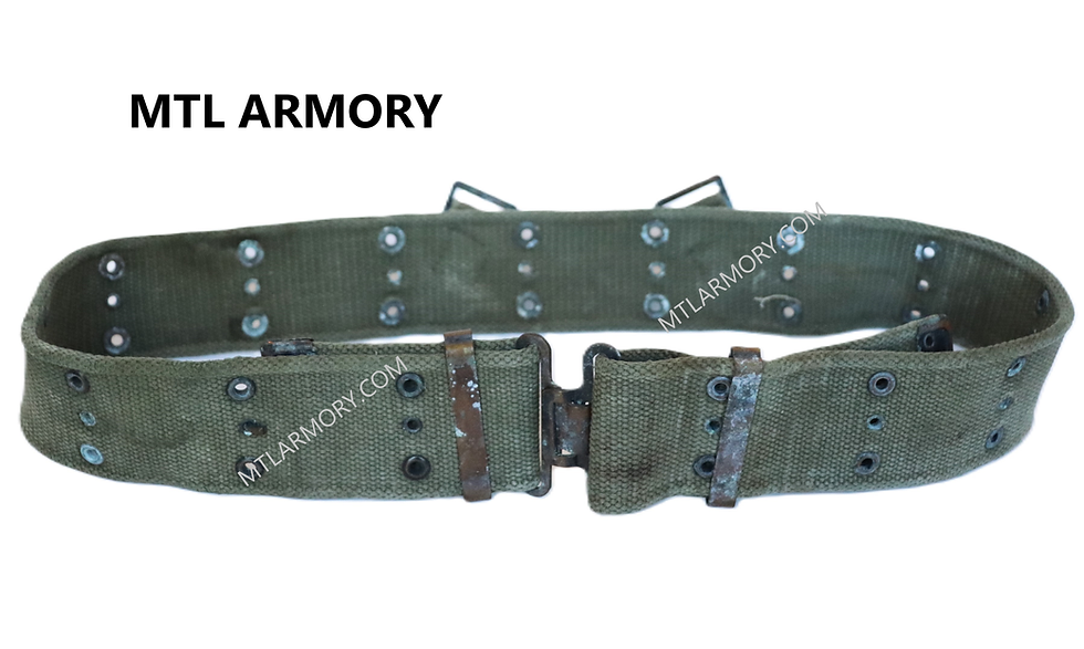 CANADIAN ARMY 51 PATTERN WEBBING BELT GRADE C | MTL ARMORY