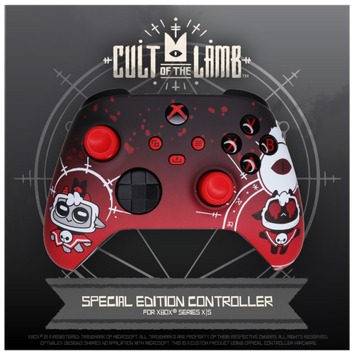 XB - Cult of the Lamb Controller for Xbox Series X|S | CptnAlex Designs