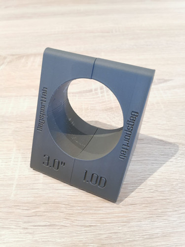 1.0D Mandrel bend cutting jig | BagSport Fabrication