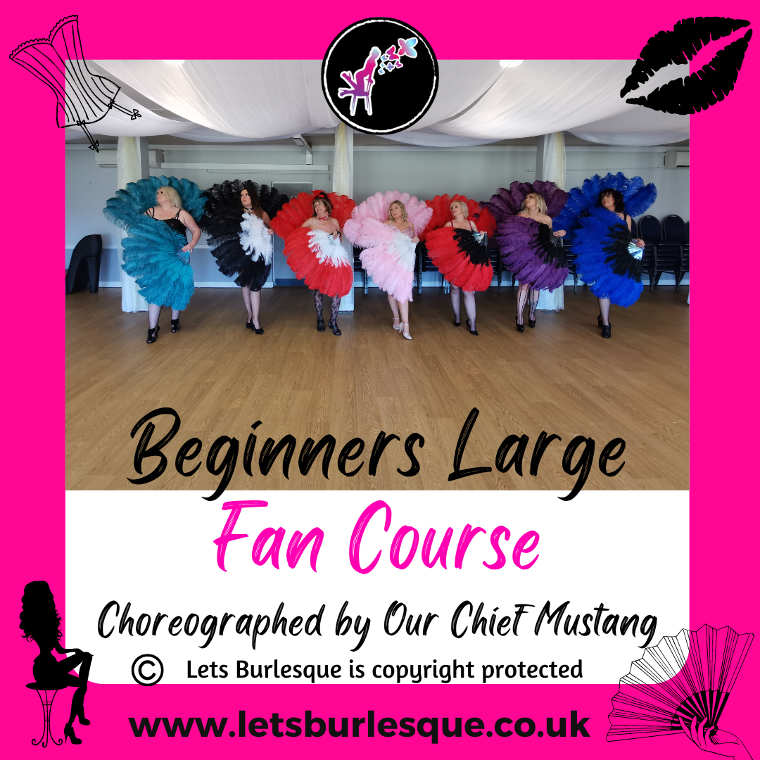 Beginners Burlesque Large Fan Course | Burlesque & Dance