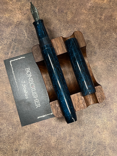 "Basic Blue" Velma Fountain Pen | Bonecrusher 7 Studios