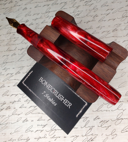 "Weeping Hearts" Velma Fountain Pen | Bonecrusher 7 Studios
