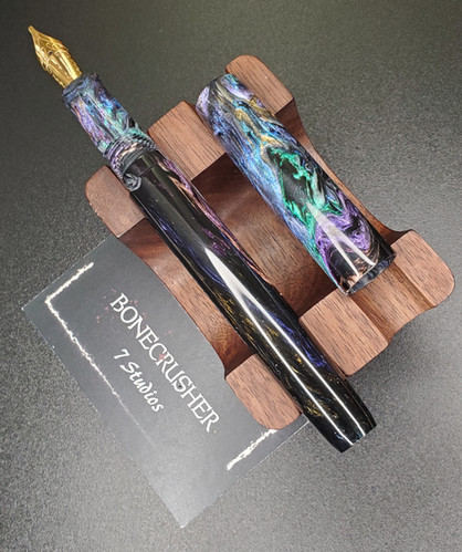 "Midnight Oil" Velma Fountain Pen | Bonecrusher 7 Studios