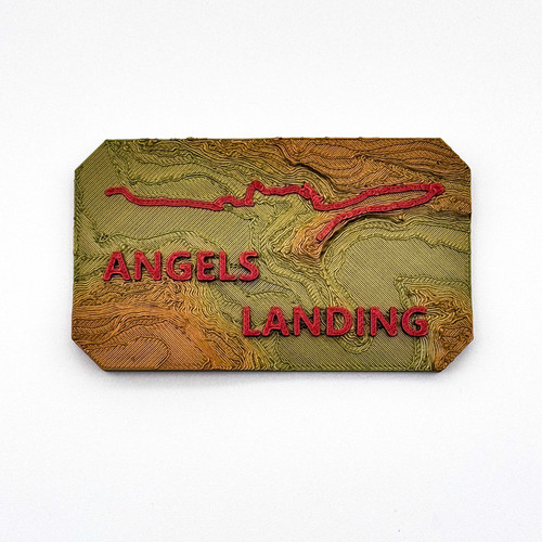 Angels Landing Trail Magnet | 3dadventure