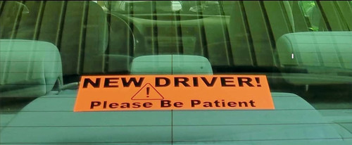 New Driver Temporary Car Decal | Personal Blessed