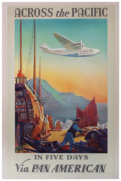 Iconic Vintage Pan Am Posters