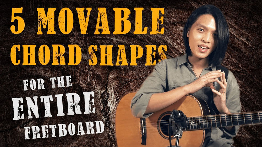 5 Movable Chord Shapes to Play EVERYTHING on Fretboard!