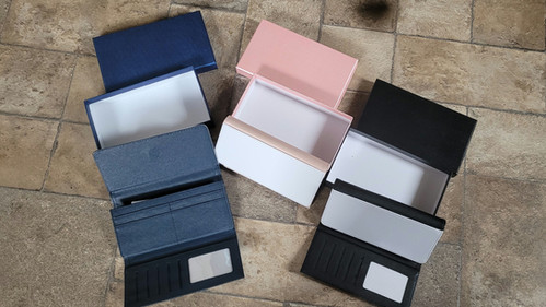 Womens sublimation wallet with gift box | Blanks & Things Ca