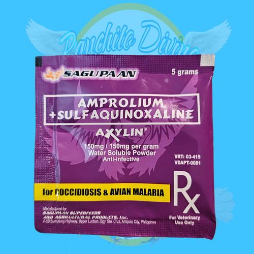 Axylin 5g sachet (coccidiosis treatment) | Ranchito Divino Fanc