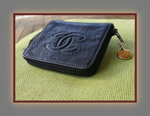 Chanel Black Caviar Timeless CC Zippy Coin Purse | findsanddesigns