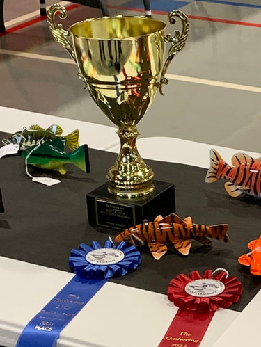 Runner up Best of Show- Tiger Striped Fish | wallacedecoys