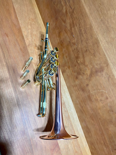 8L four valve piccolo trumpet Bb/A | Benchmark Trumpets