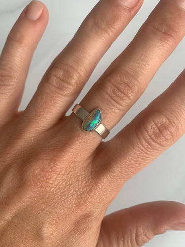 Green-blue high-top ring | Acid Pickle