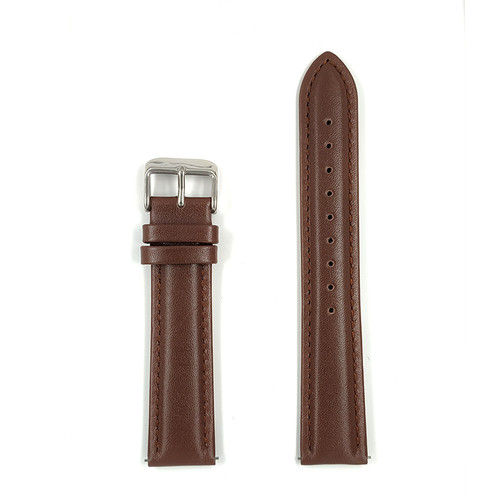 20mm Dark Brown Leather Watch Strap 2003031C | Strapshk