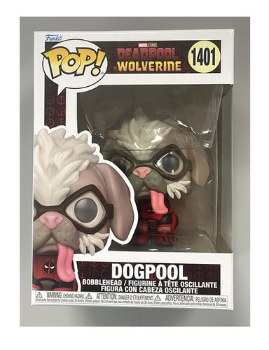 Deadpool & Wolverine Dogpool #1401 Funko Pop! Signed by Peggy the Dog ...