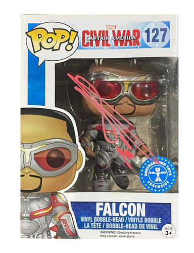 #127 Marvel's Captain America Civil War Falcon Funko Signed by Anthony ...