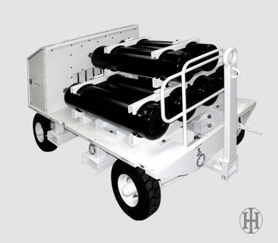 Aircraft Oxygen Charging Cart