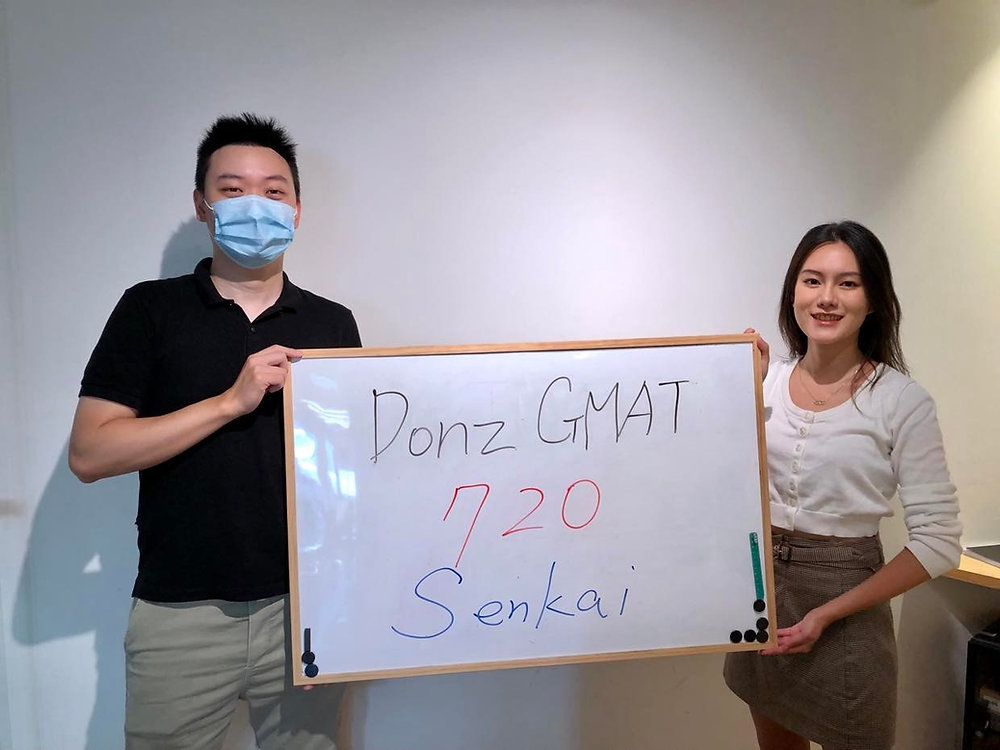 心得GMAT 補習推薦 - 610 --> 720 進步 110 感謝 Donz/Lily!!!!!!