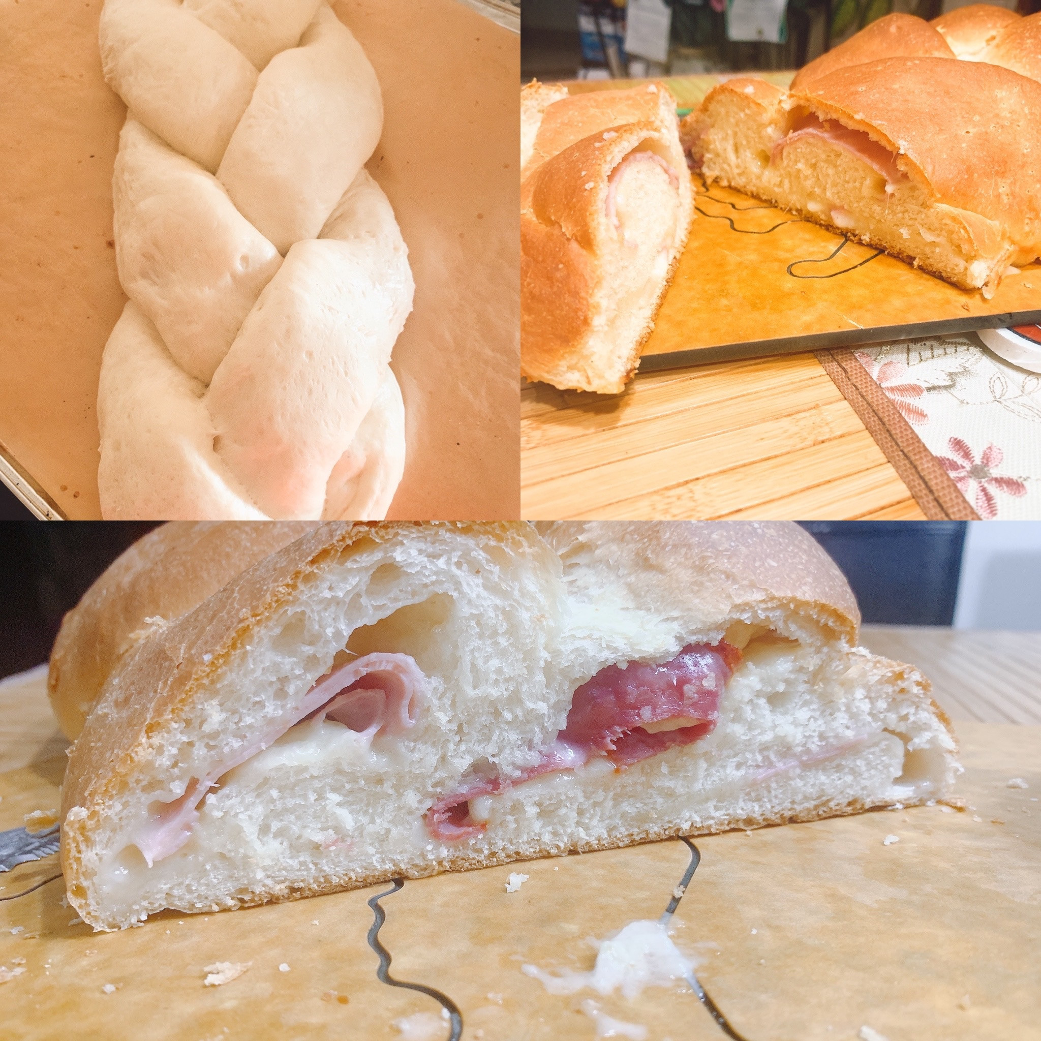 BRAIDED STUFFED MILK BREAD