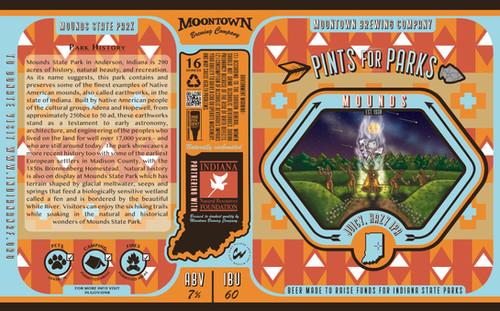 Pints for Parks Label: Mounds | moontownbeer