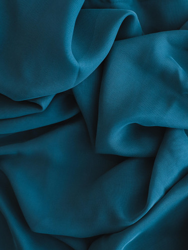 Teal Chiffon Runner | sprigandthistle