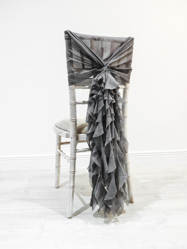 Pewter Grey Waterfall Chair Backs | sprigandthistle