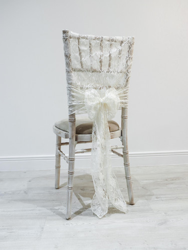 Ivory Lace Chair Cap | sprigandthistle