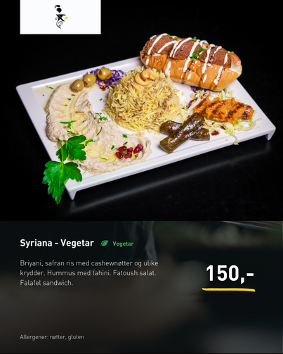 Meny - Spis ute ugå - Stavanger