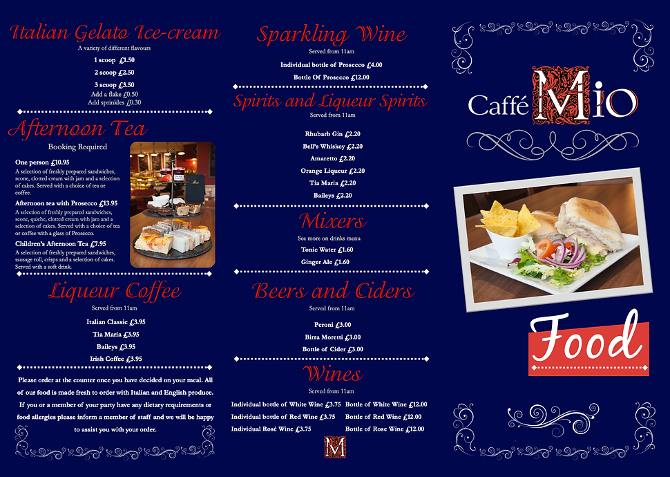 Caffé Mio | Menu