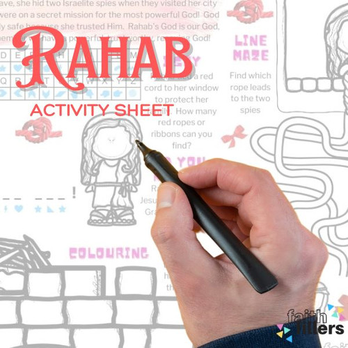 Free Rahab Activity Sheet | Faith Fillers