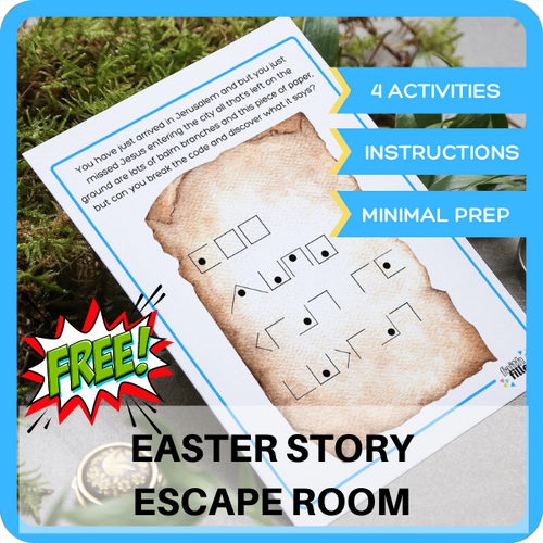 FREE Easter Story Escape Room | Faith Fillers