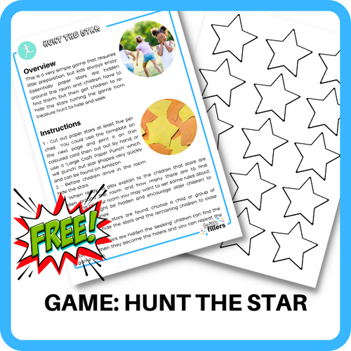 FREE Game: Hunt the Star Instructions and Template | Faith Fillers