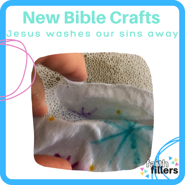 FREE Jesus washes away sin activity | Faith Fillers