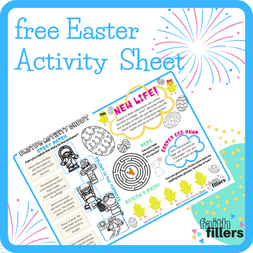 FREE Easter Activity Sheet | Faith Fillers